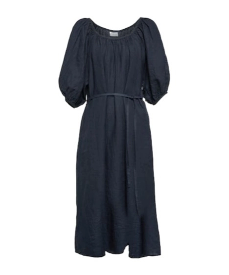 Velvet By Graham & Spencer Elly Off-shoulder Cotton Midi Dress - Black
