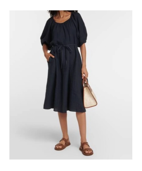 Velvet By Graham & Spencer Elly Off-shoulder Cotton Midi Dress