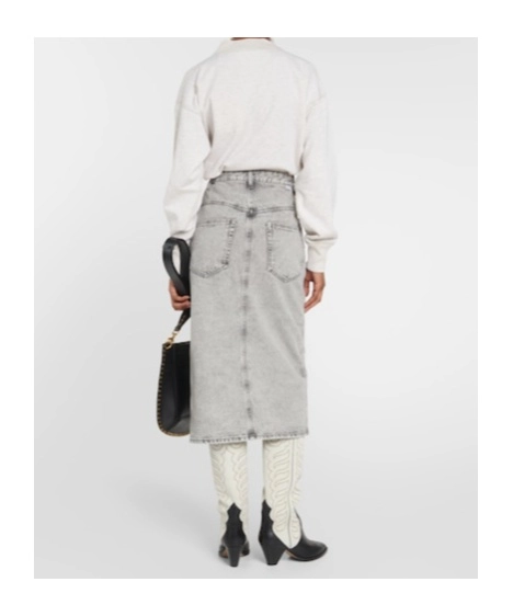Isabel Marant Étoile Vandy Denim Midi Skirt