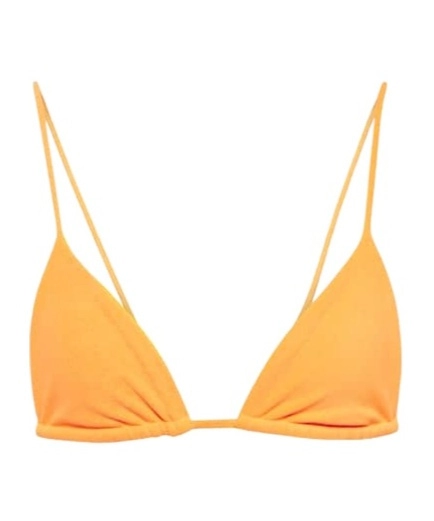 ZANELLATO Via Terry Triangle Bikini Top - Orange