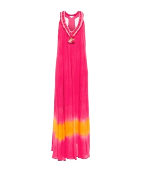 Poupette St Barth Nava Tie-dye Maxi Dress - Pink
