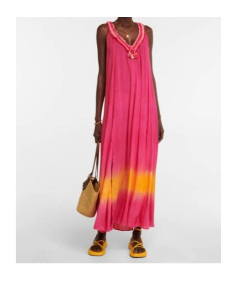 Poupette St Barth Nava Tie-dye Maxi Dress