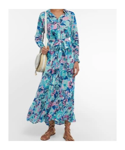 Poupette St Barth Kimi Printed Maxi Dress