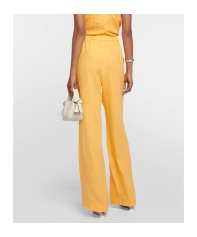 Nanushka Straight-leg Linen Pants
