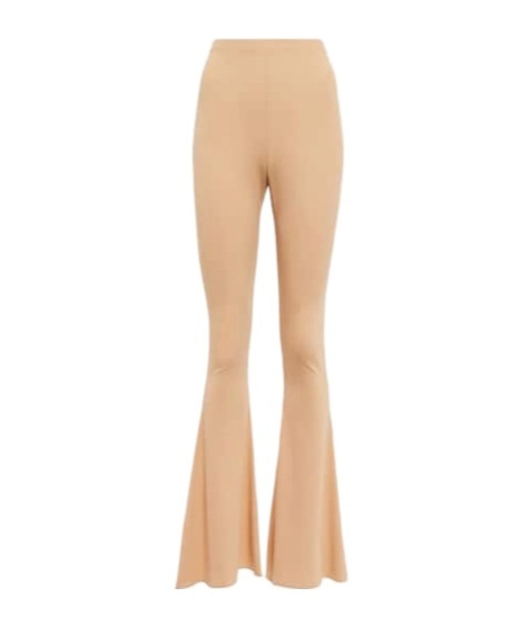 Magda Butrym High-rise Jersey Flared Pants - Nude