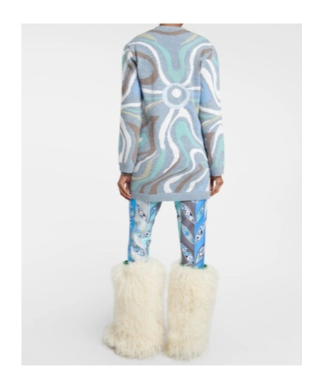 Emilio Pucci Ribbed Knit Cardigan