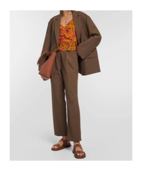Veronica Beard Floral Silk Top