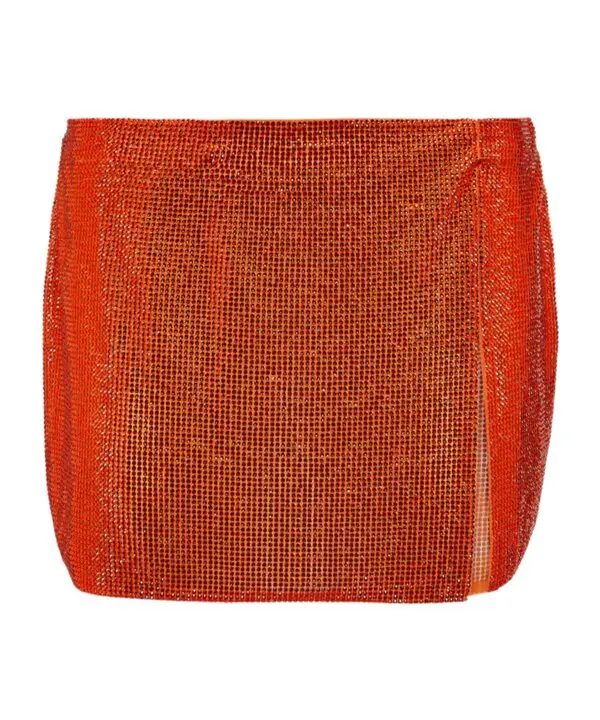 Giuseppe Di Morabito Embellished Miniskirt - Red