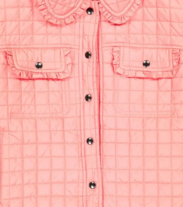 IL GUFO Ruffled Quilted Cotton-padded Garment