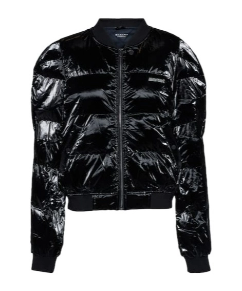 Isabel Marant Étoile Cody Coated Puffer Jacket - Black