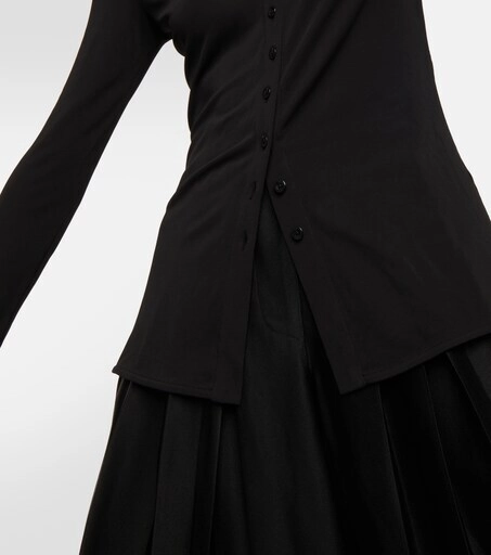 Proenza Schouler Cutout Jersey Top