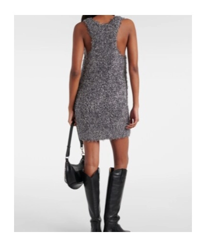 Isabel Marant Étoile Windy Metallic Knit Minidress