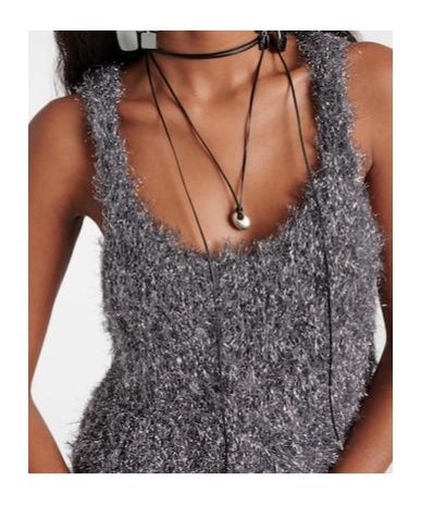Isabel Marant Étoile Windy Metallic Knit Minidress