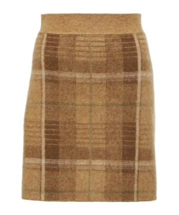 Polo Ralph Lauren Checked Miniskirt - Brown