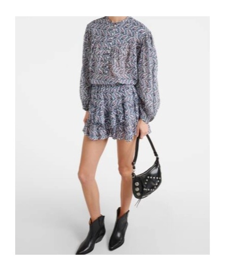 Isabel Marant Étoile Printed Cotton Top