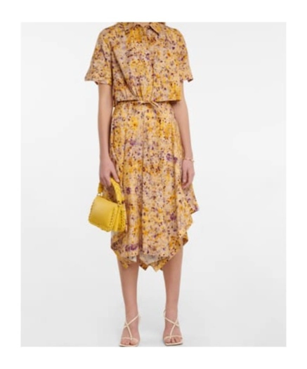 Altuzarra Floral Cotton-blend Crop Top