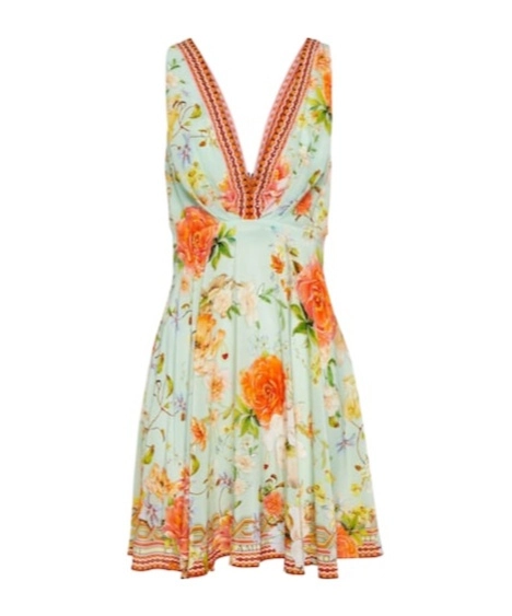 Camilla Embellished Silk Minidress