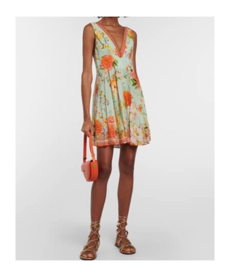 Camilla Embellished Silk Minidress