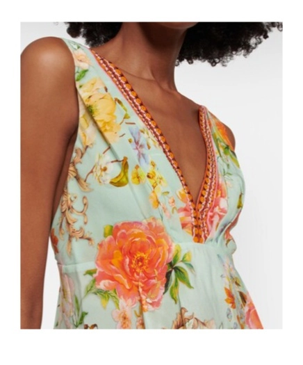 Camilla Embellished Silk Minidress