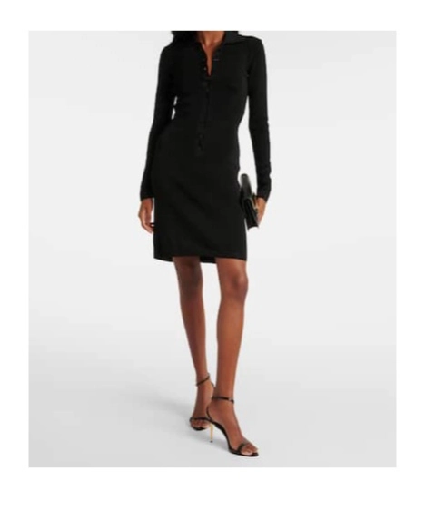 TOM FORD Ribbed-knit Polo Dress