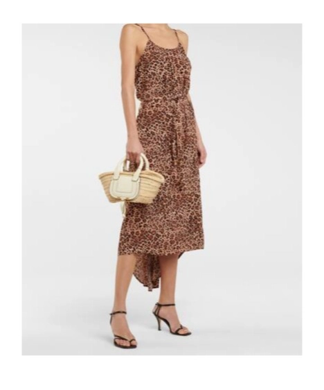 Melissa Odabash Melissa Cheetah-print Midi Slip Dress