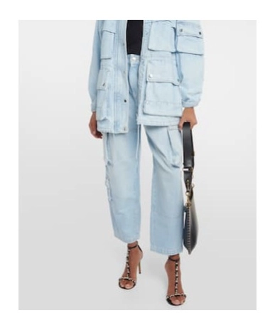 Isabel Marant Étoile Denim Cargo Pants