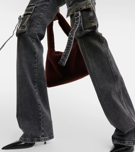 Blumarine Low-rise Denim Cargo Pants