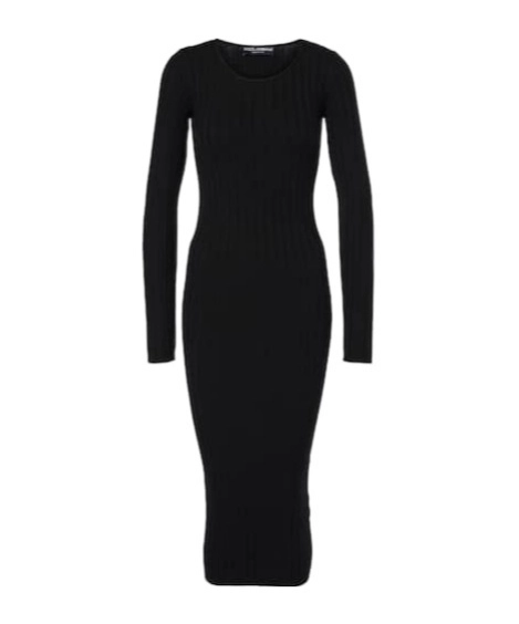 Dolce & Gabbana Midi Dress - Black
