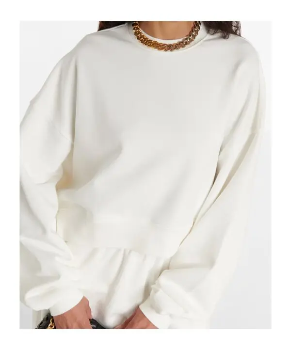 Wardrobe.NYC Crew Neck Fleece Sweatshirt