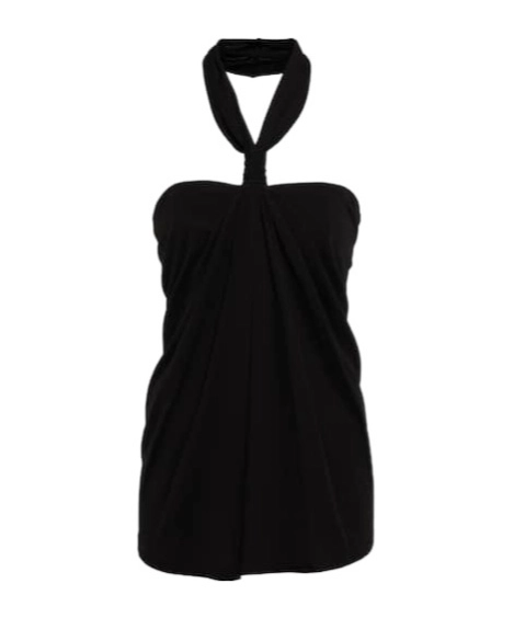Loewe Halterneck Crêpe Jersey Top - Black