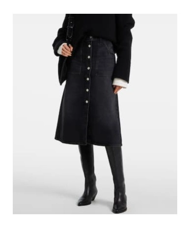Citizens Of Humanity Denim Midi Skirt
