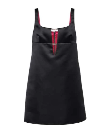 Nina Ricci Cutout Satin Minidress