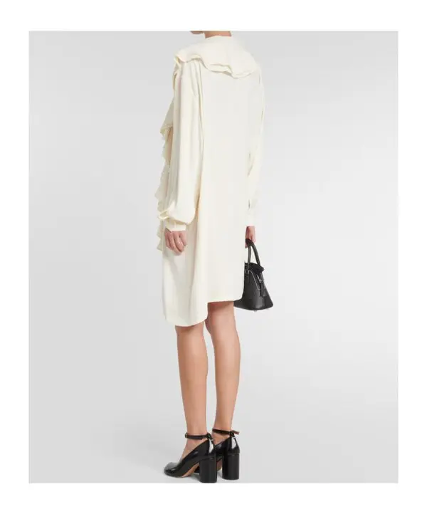 MAISON MARGIELA Ruffle-trimmed Minidress