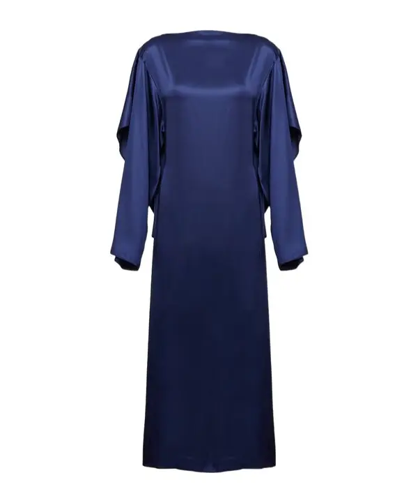 MAISON MARGIELA Draped Satin Midi Dress
