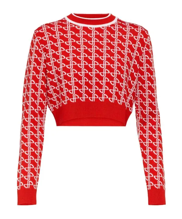 PATOU Logo Jacquard Sweater
