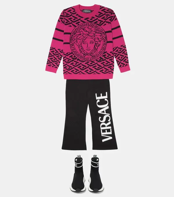 Versace Medusa Greca Wool Sweater