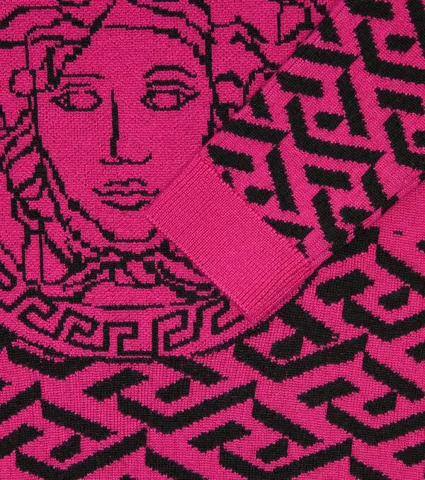 Versace Medusa Greca Wool Sweater