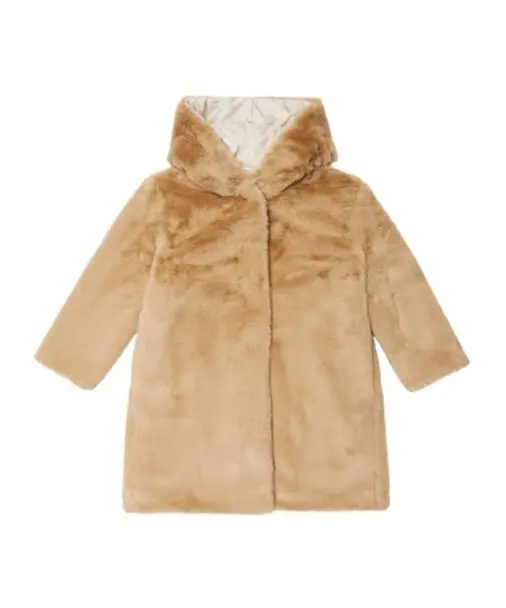 IL GUFO Hooded Cotton-padded Jacket - Nude