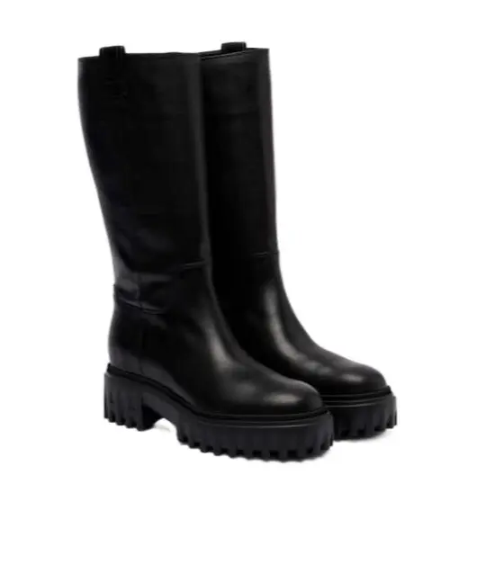 Hogan Platform Mid-calf Boots - Black