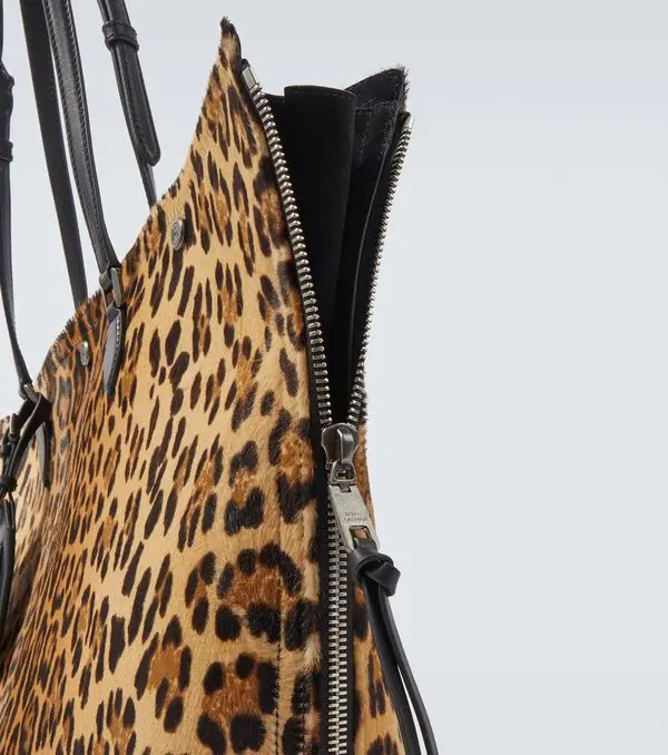 Dolce & Gabbana Atene Leopard-print Calf Hair Tote Bag