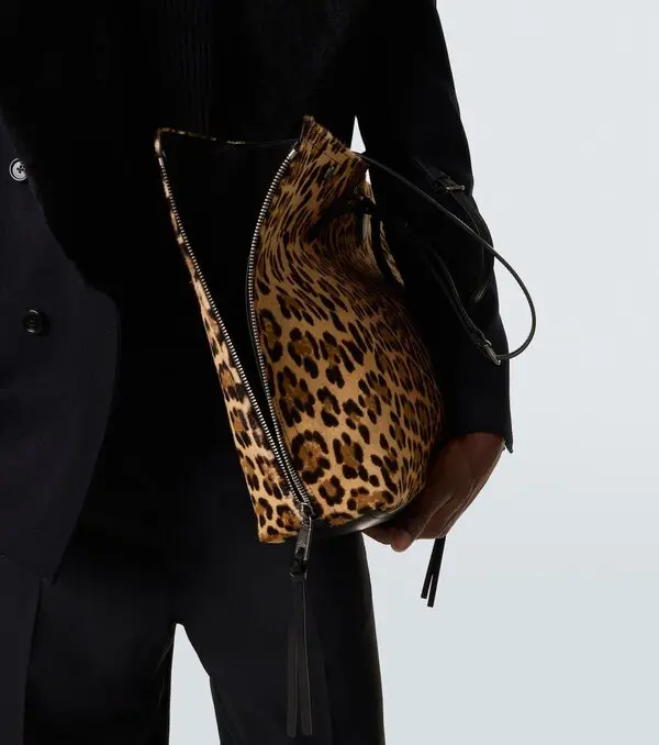 Dolce & Gabbana Atene Leopard-print Calf Hair Tote Bag