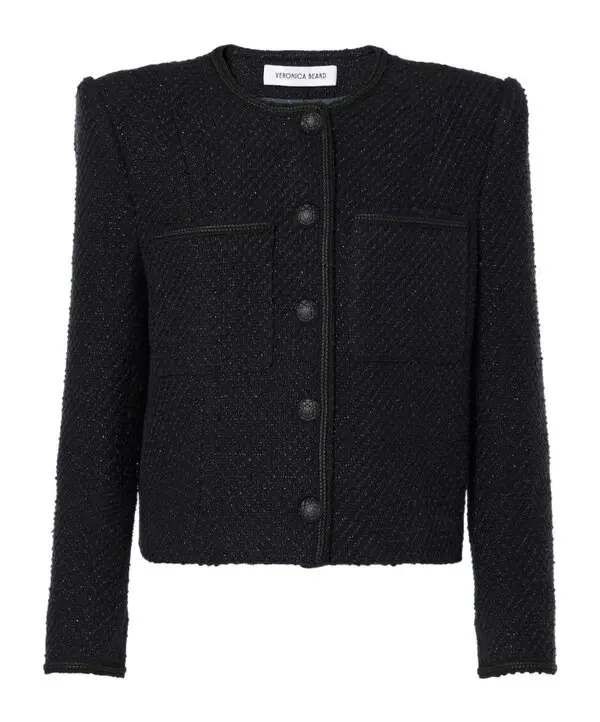 Veronica Beard Lars Cotton-blend Jacket - Black