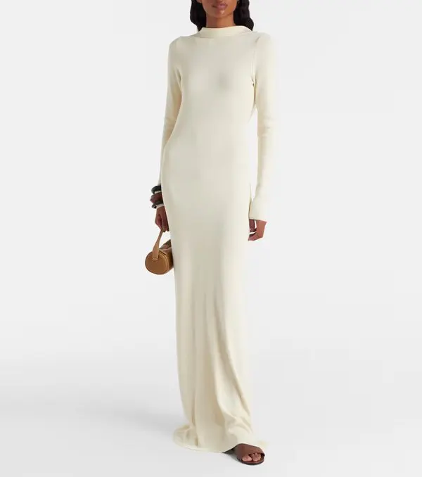 AYA MUSE Elowen Sheer Long Dress Without Sleeves