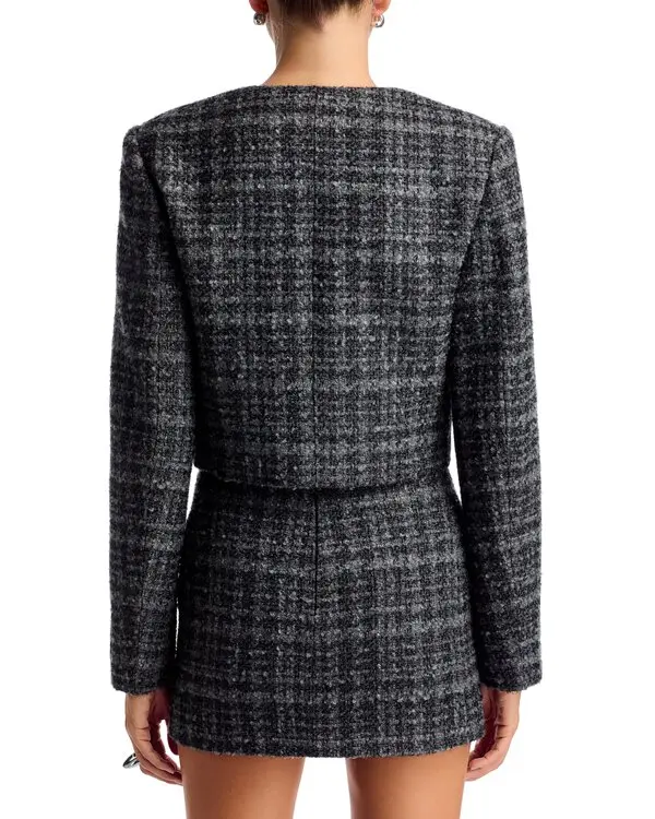 Alexander Wang Tweed Boxy Jacket