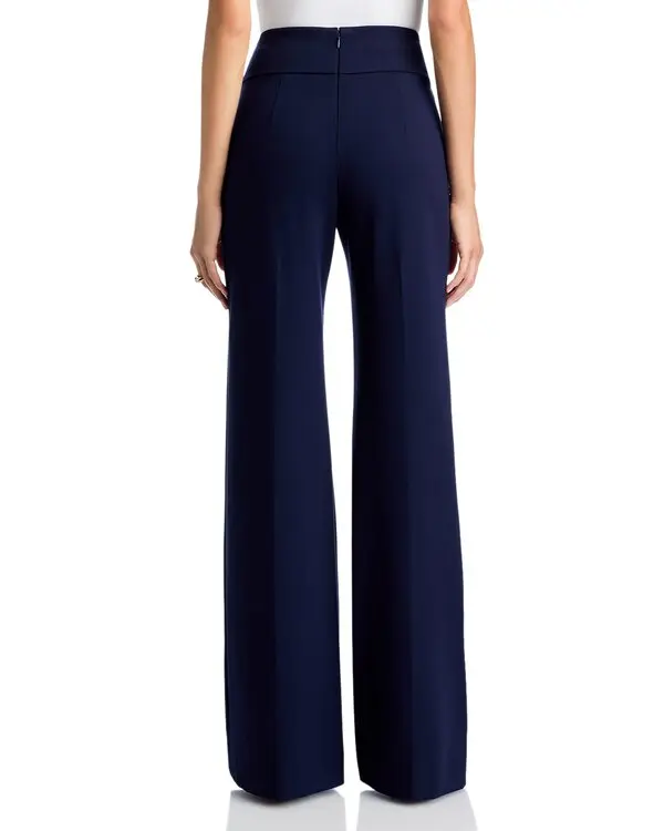 Veronica Beard Kalinda High Waist Wide Leg Pants
