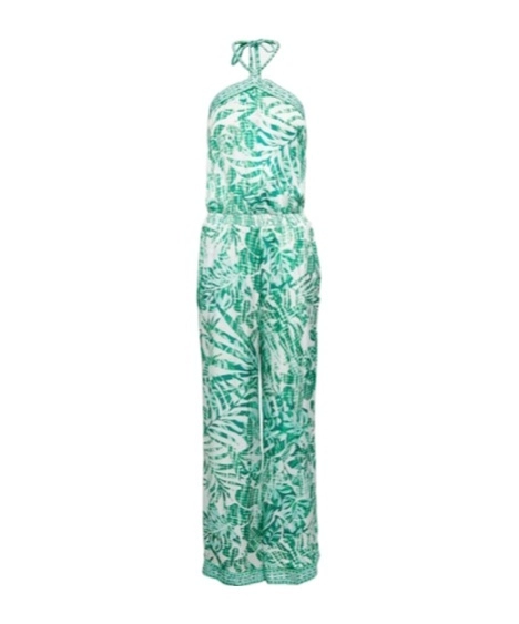 Poupette St Barth Isabelle Printed Halterneck Jumpsuit