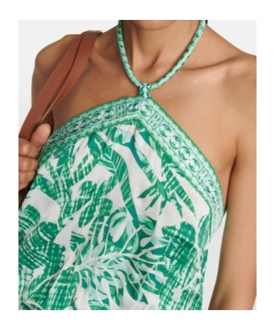 Poupette St Barth Isabelle Printed Halterneck Jumpsuit