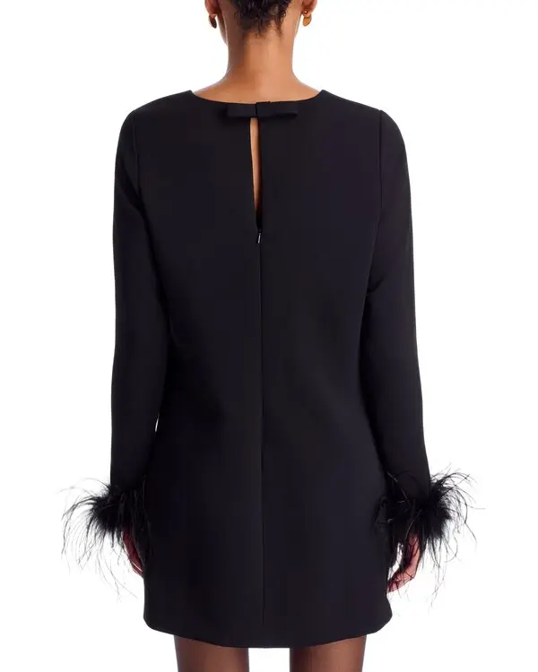 MILLY Eli Feather Mini Dress