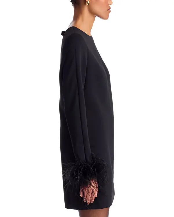 MILLY Eli Feather Mini Dress