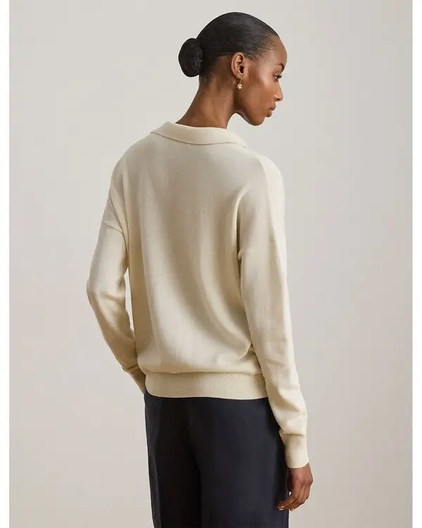 Ralph Lauren Cotton Blend Polo Sweater